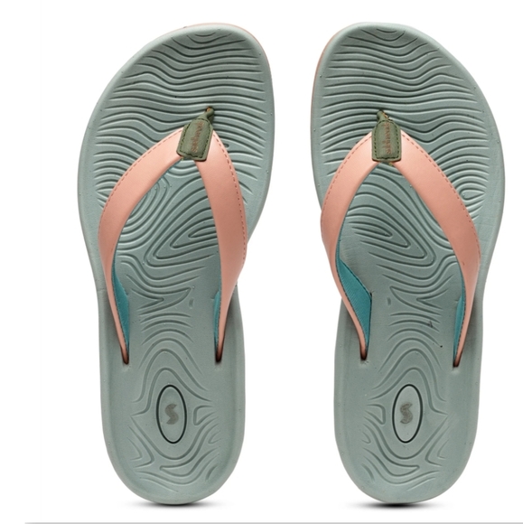 Solethreads | Shoes | Solethreads Sera Flipflops Green Pink | Poshmark